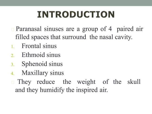 Sinusitis slideshare Gastrointestinal Disorder | PPTX | Ear, Nose and ...