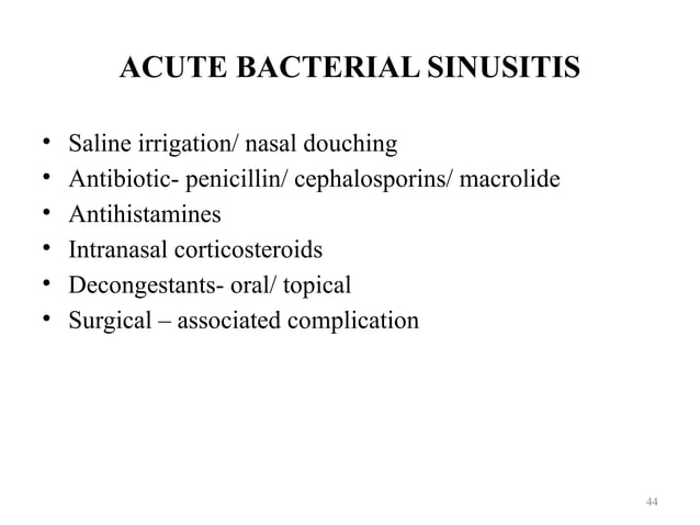 sinusitis advanced.powerpoint presentations | PPTX