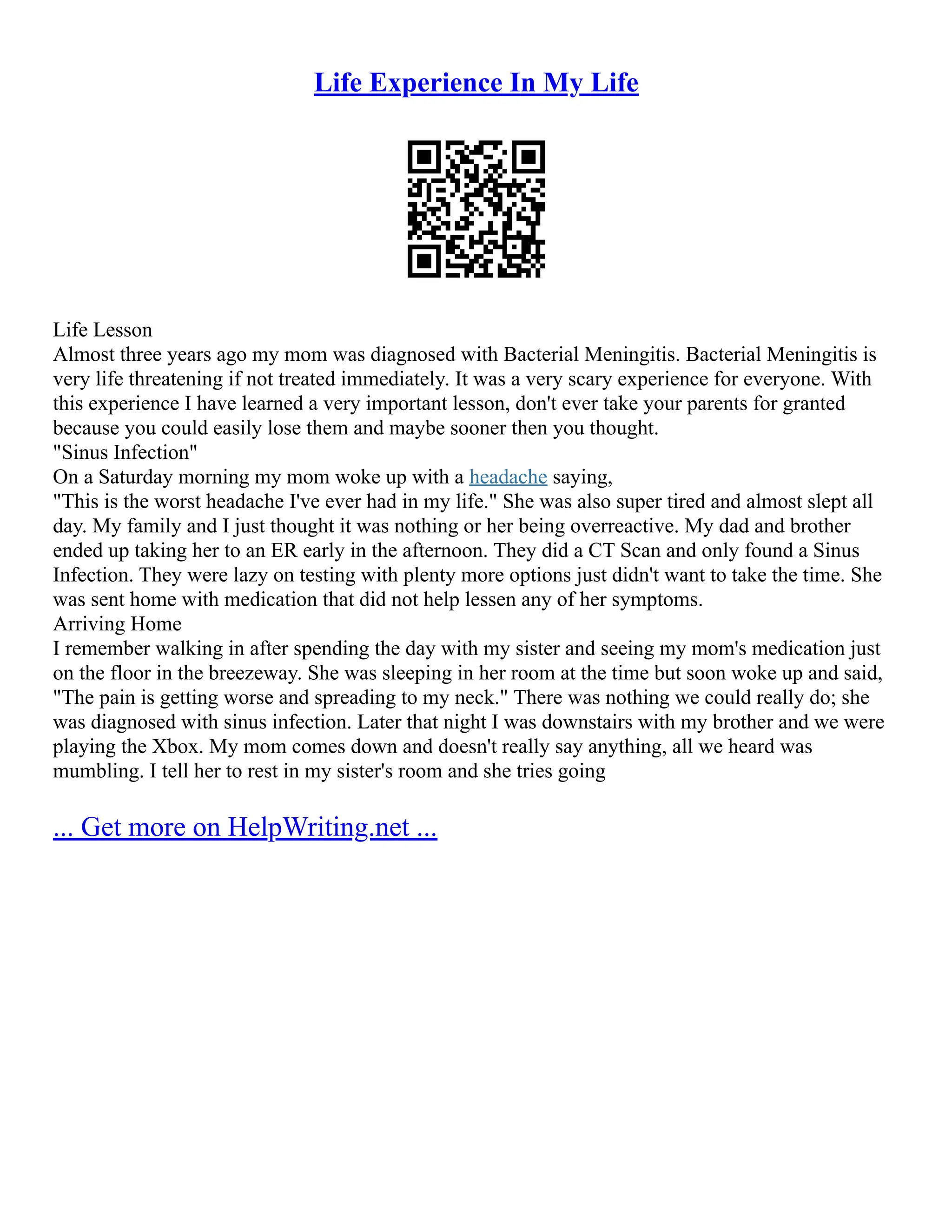 Sinusitis Case Summary | PDF