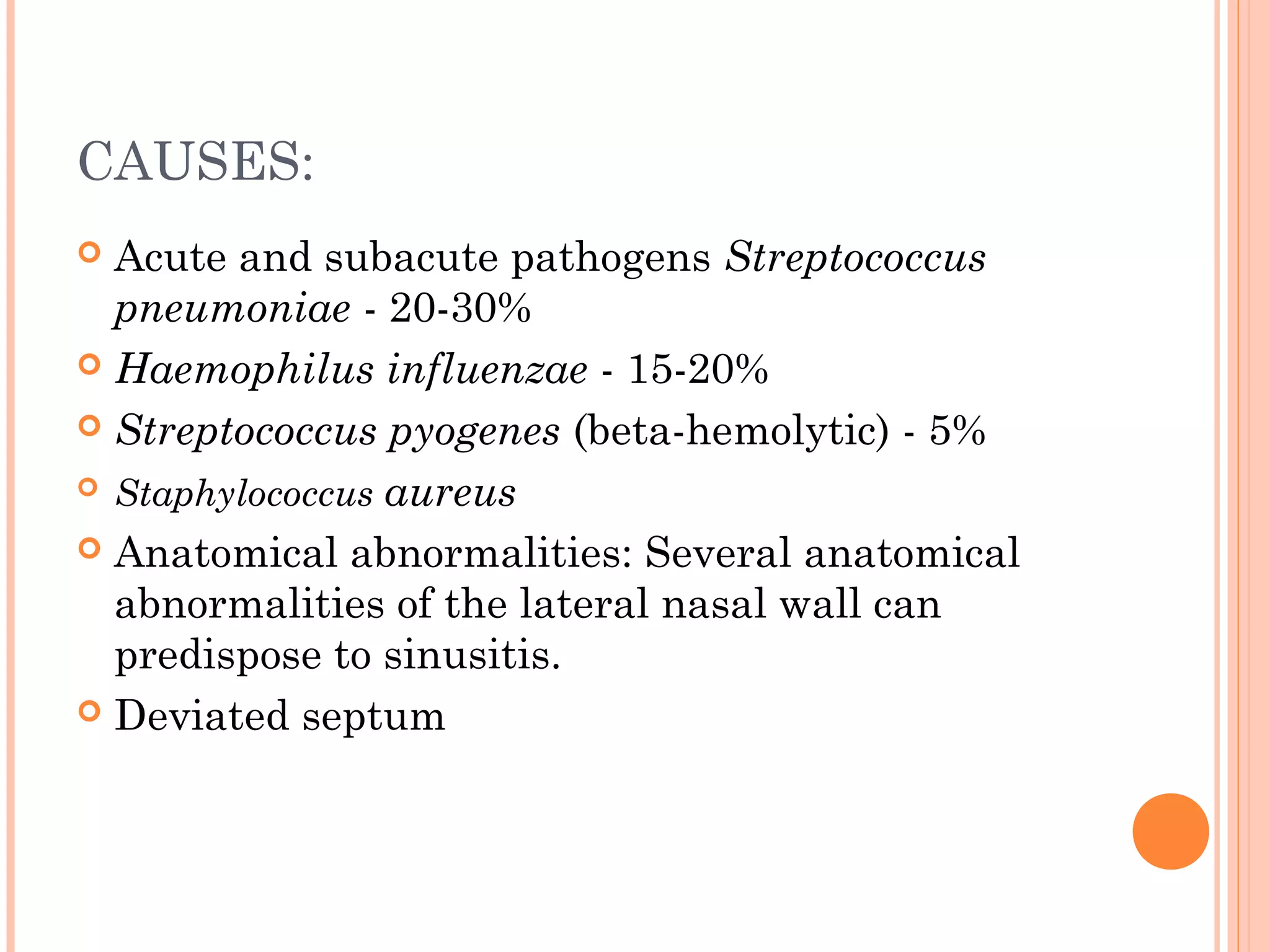 Sinusitis in children | PPT