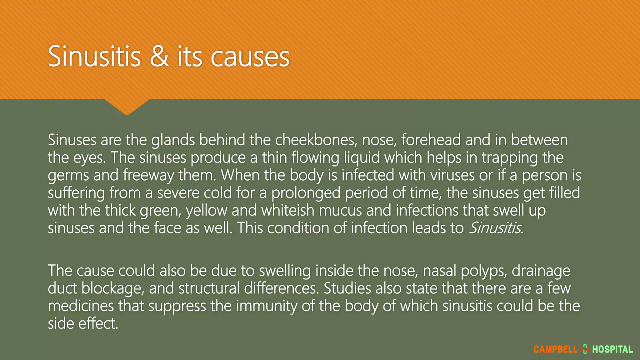 Sinusitis Infection: Causes, Types, Symptoms, Treatments, Prevention ...