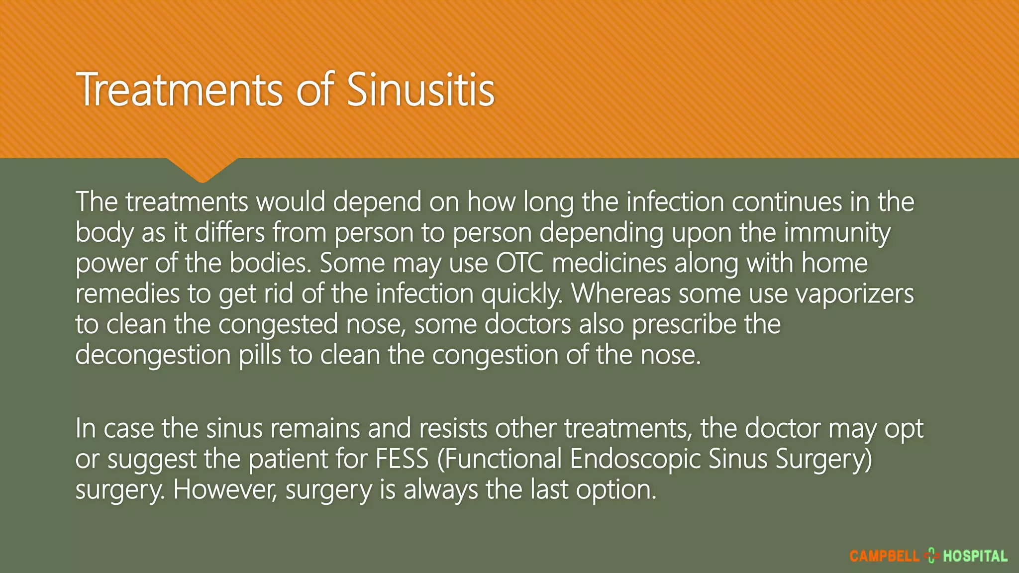 Sinusitis Infection: Causes, Types, Symptoms, Treatments, Prevention ...