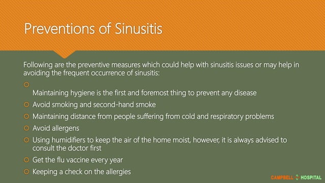 Sinusitis Infection: Causes, Types, Symptoms, Treatments, Prevention ...