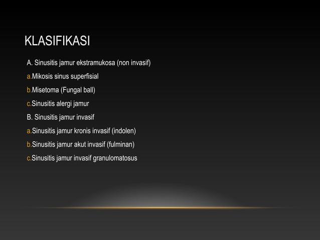 Sinusitis jamur fix | PPT