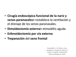 Sinusitis otorrino | PPTX