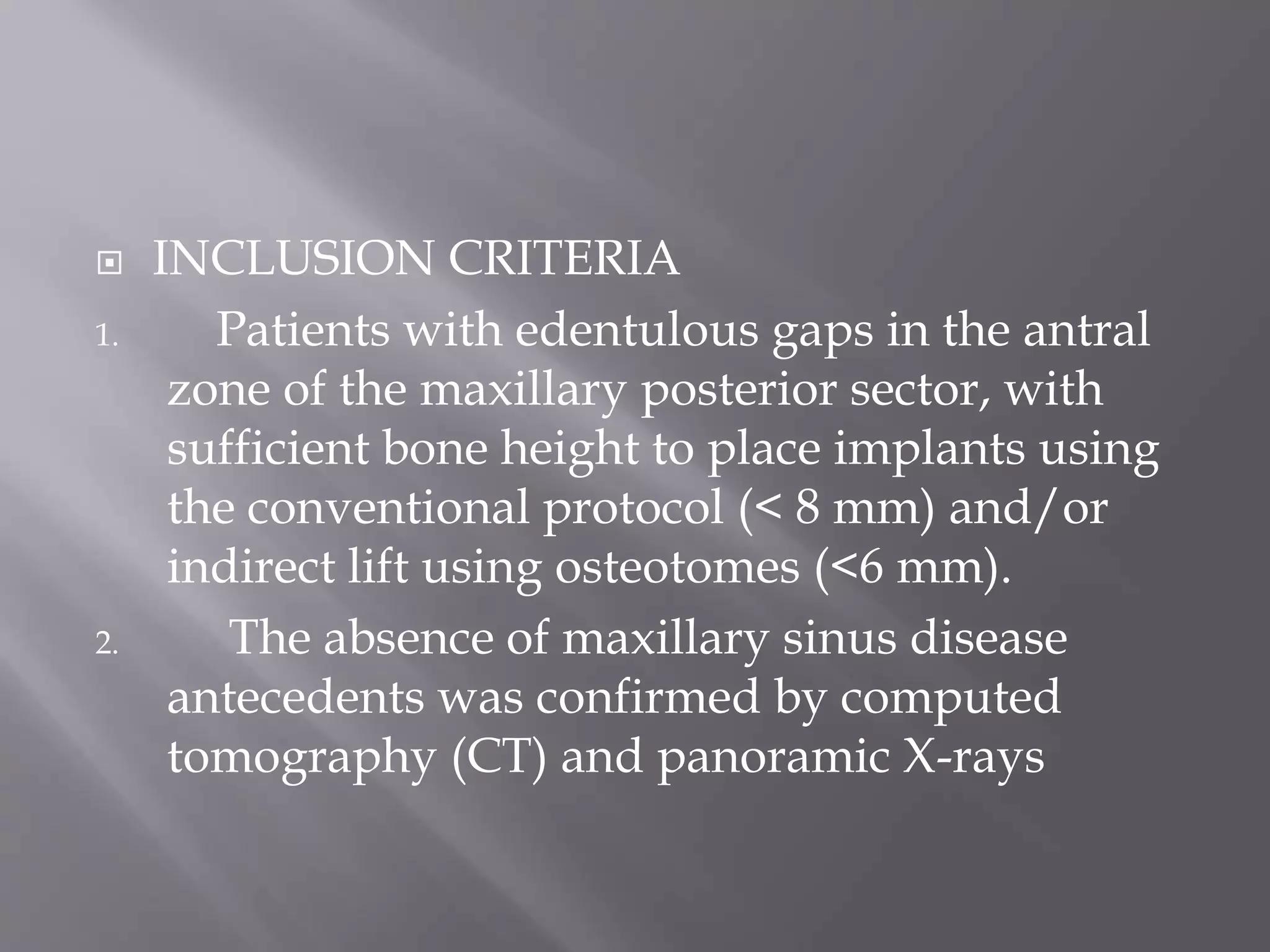 transcrestal sinus lift with implant placement-balloon technique | PPTX | Ear, Nose and Throat ...