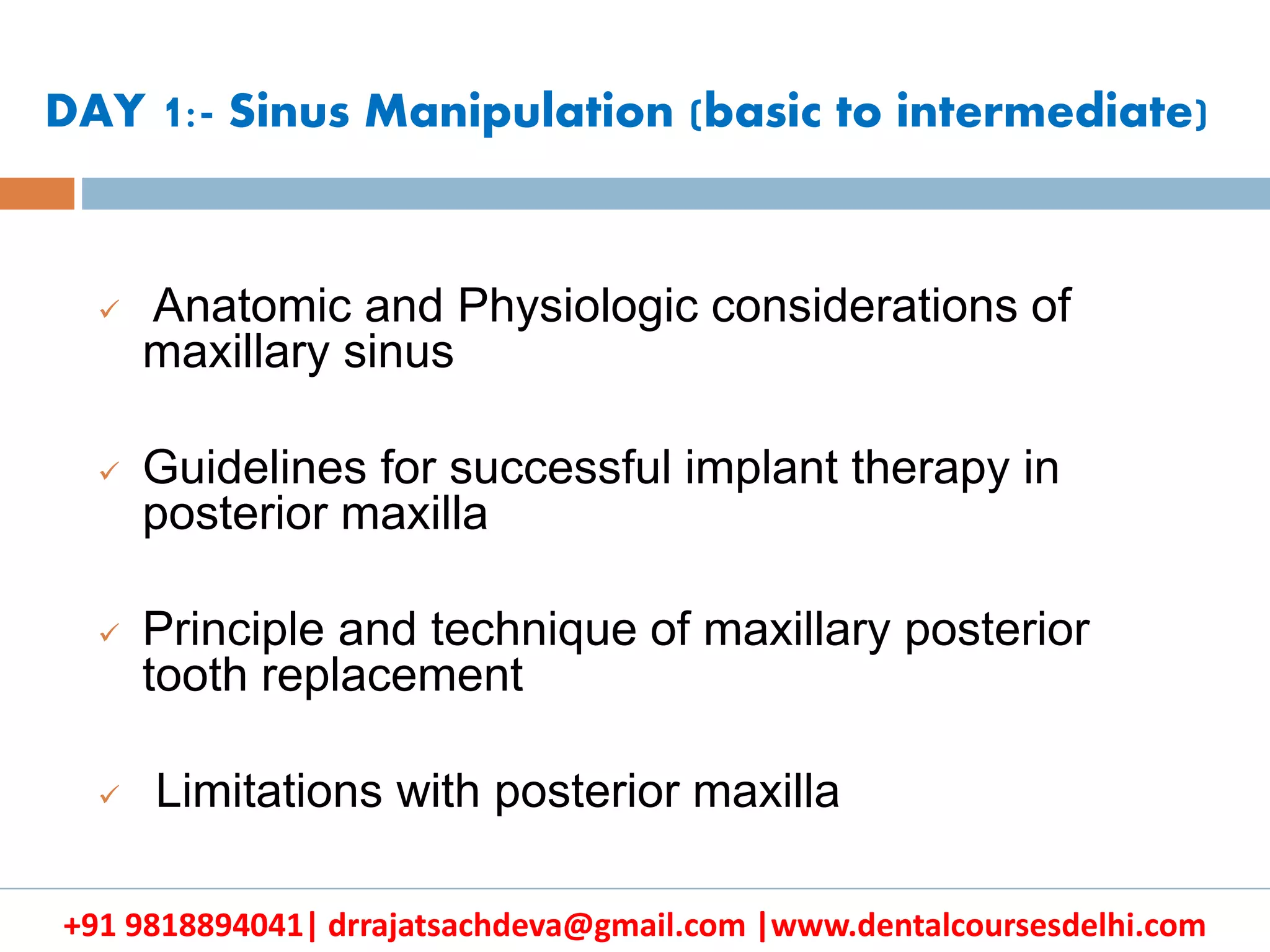 Sinus lift Technique| Direct and Indirect Sinus Lift Technique| | PPTX