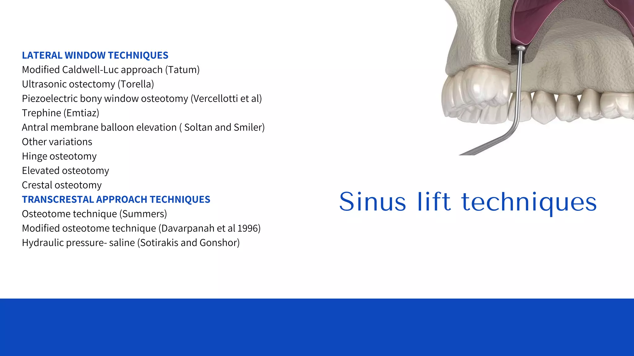 sinus lift | PPTX