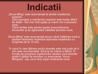 Implant Surgery - Sinus Lifting Technique | PPT