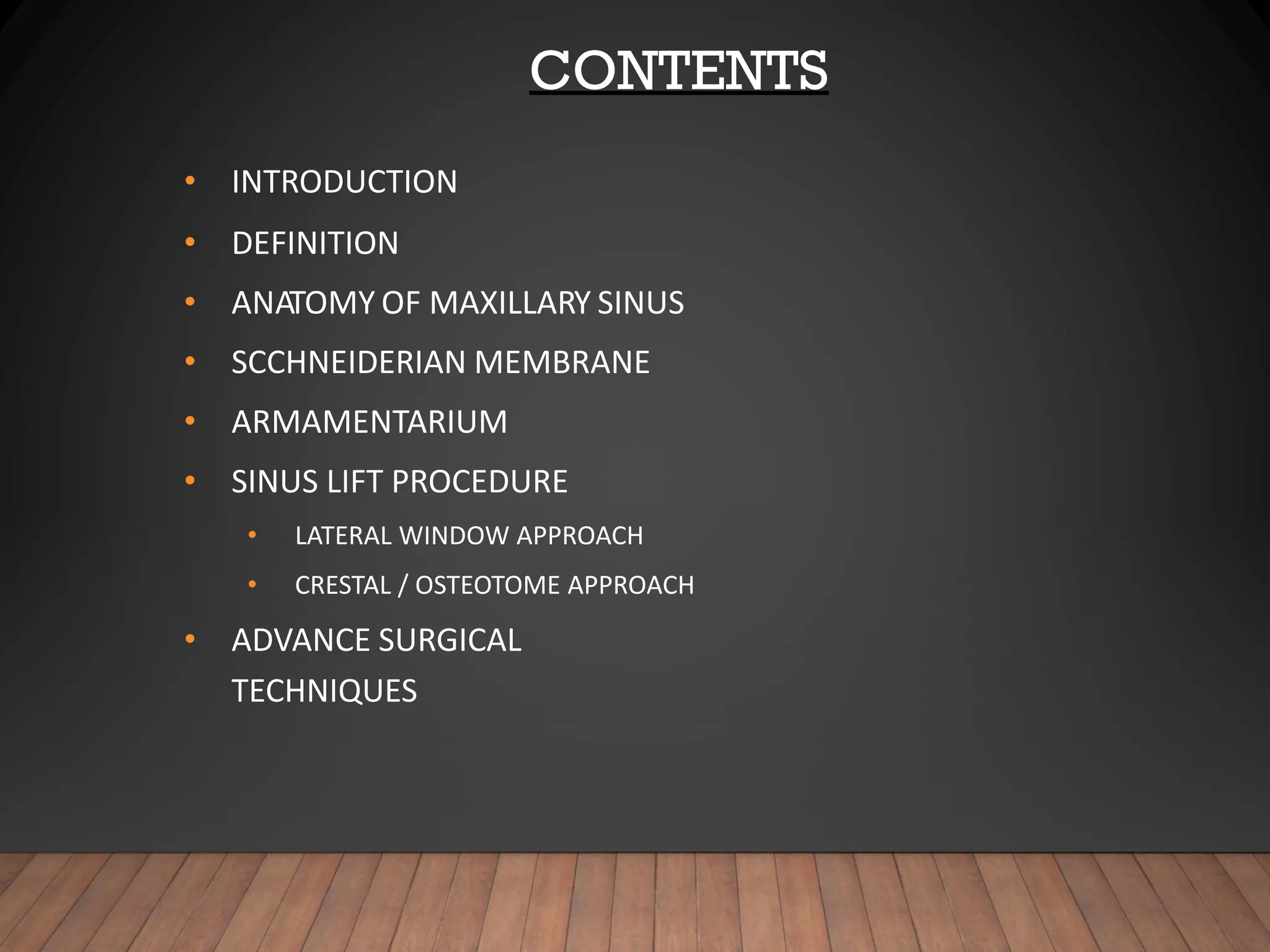 Sinus Lift ppt about maxillary sinus lift | PDF