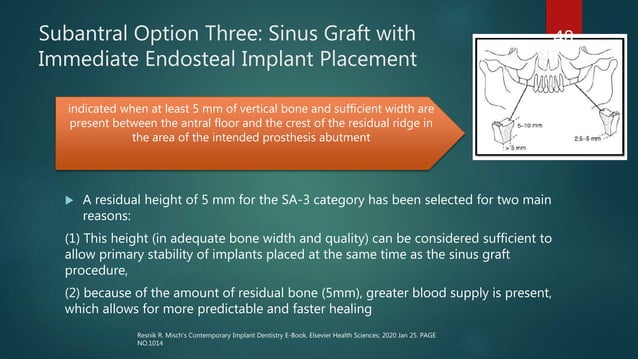 Sinus lift procedures. final copy of presentation pptx | PPTX | Ear ...