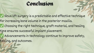 Sinus lift surgery (sinus augmentation) .pdf