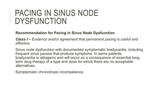 Sinus node dysfunction | PPTX | Heart and Cardiovascular Diseases ...