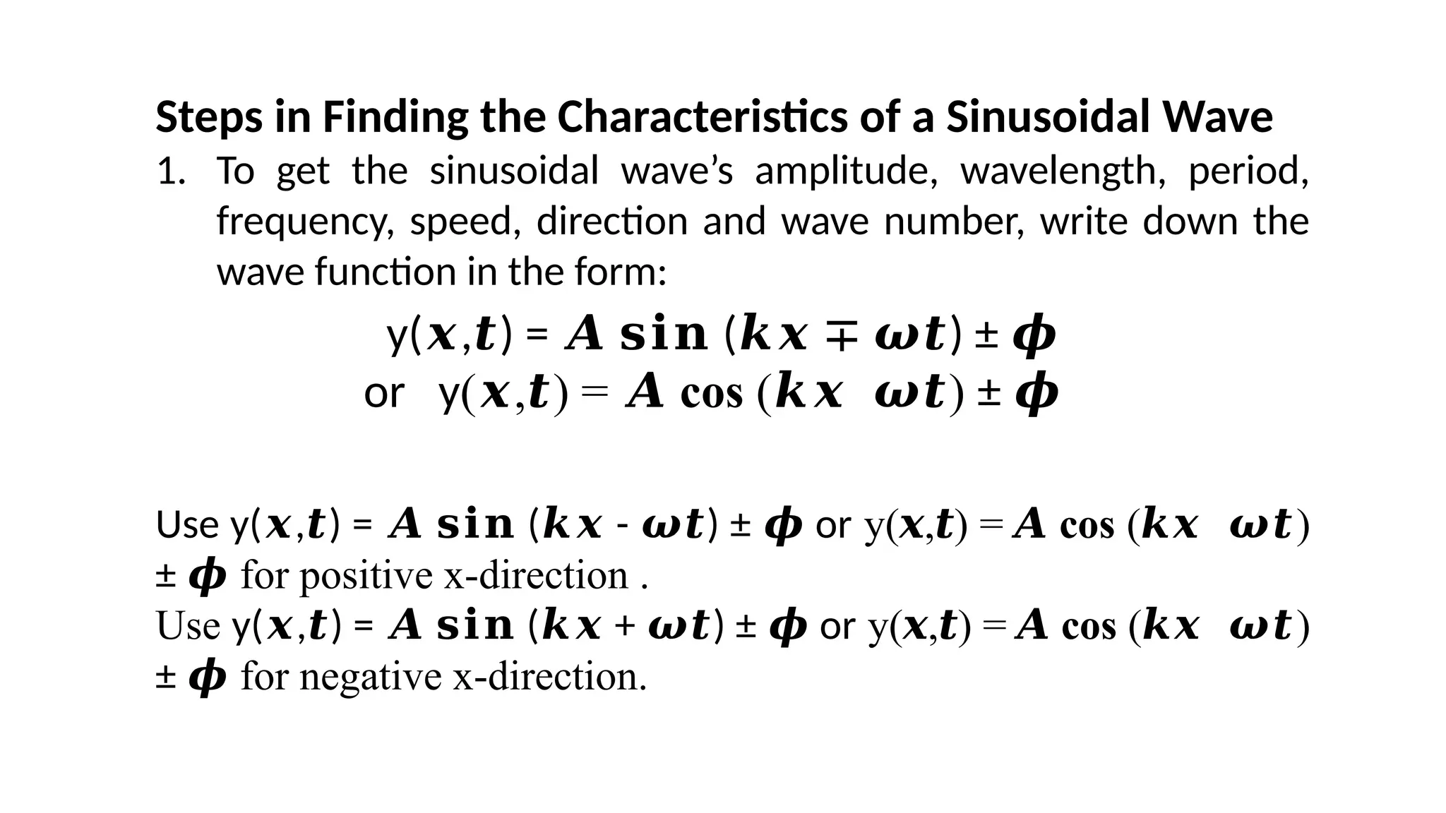 Sinusoidal-Wave-Equation.pptx physics chorba chorba | PPT