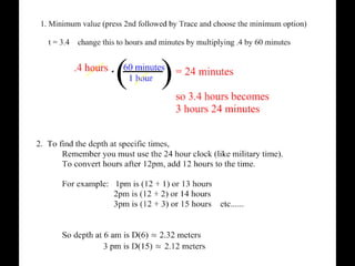 Sinusoidal Word Problem | PPT