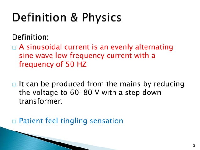 Sinusoidal Currentppt 