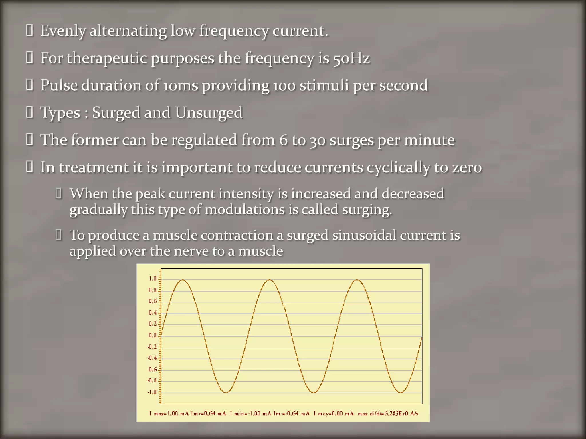 Sinusoidal currents | PPTX