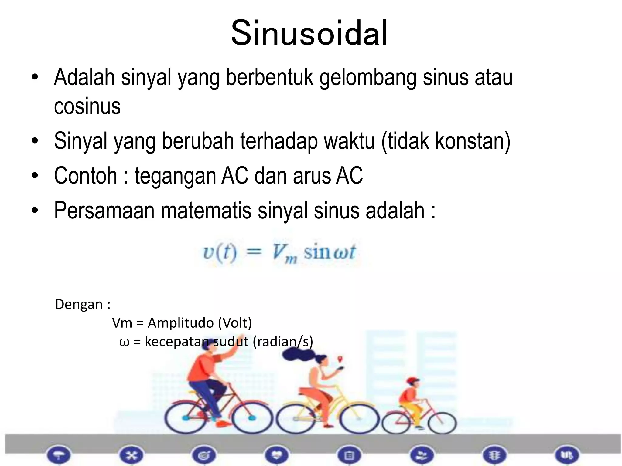 Sinusoidal dan phasor (25 agustus 2020) | PPTX