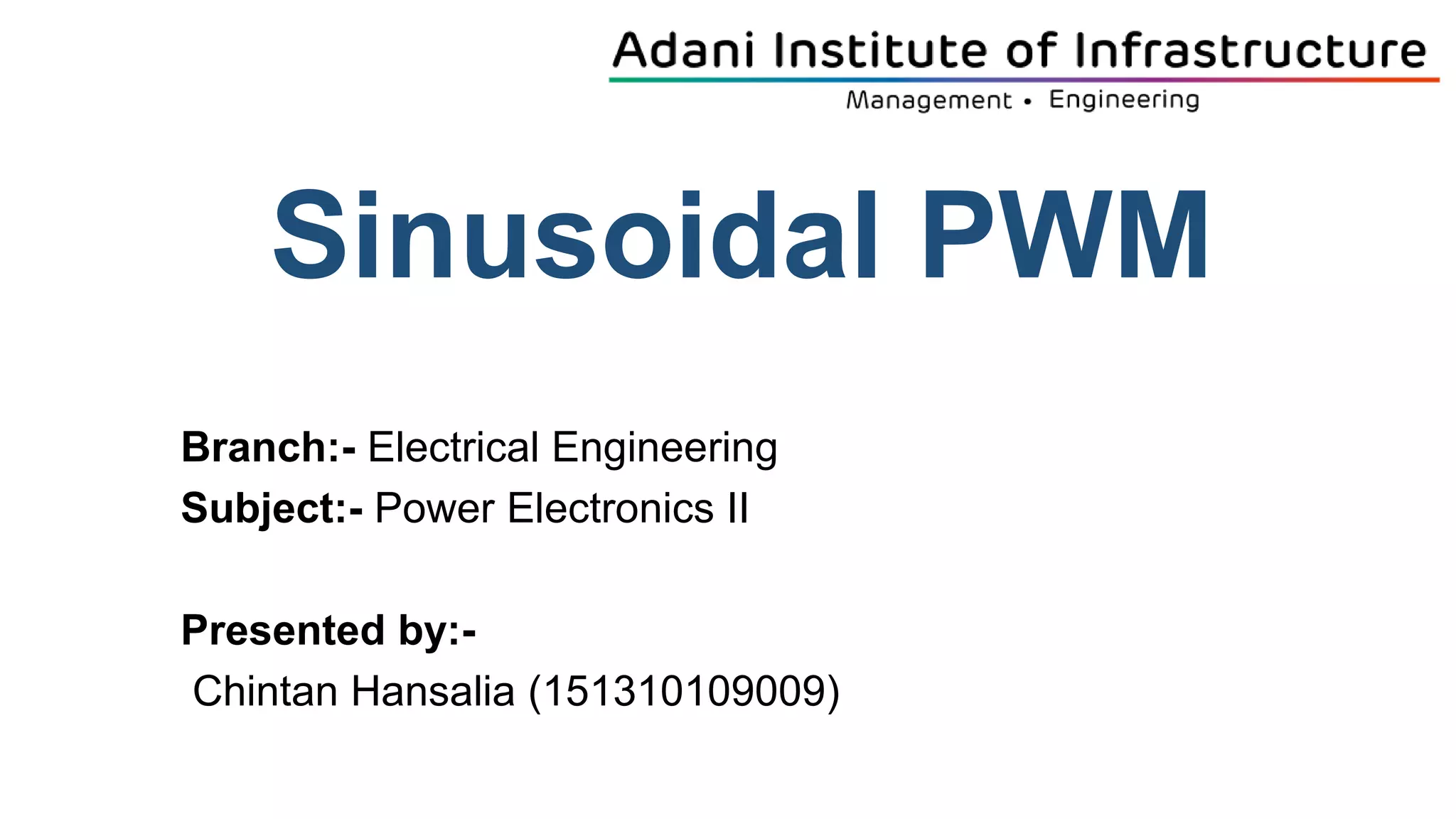 Sinusoidal pwm | POTX