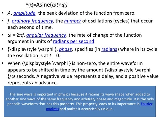 Sinusoidal waves | PPTX