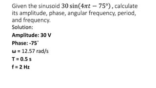 sinusoids and phasors in AC circuits.pptx