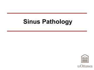 Sinus Pathology.ppt