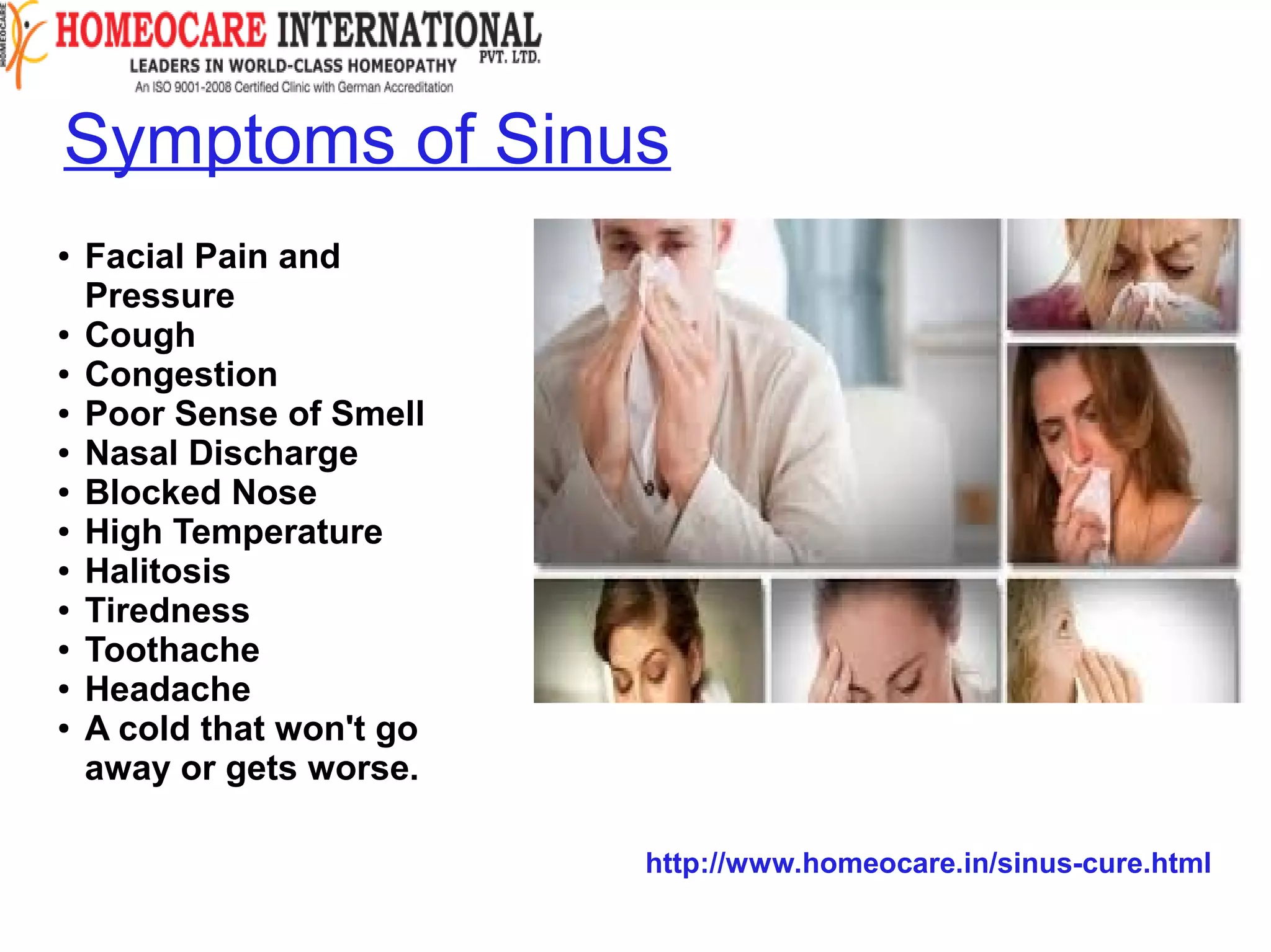Sinus treatment in homeopathy | PPT