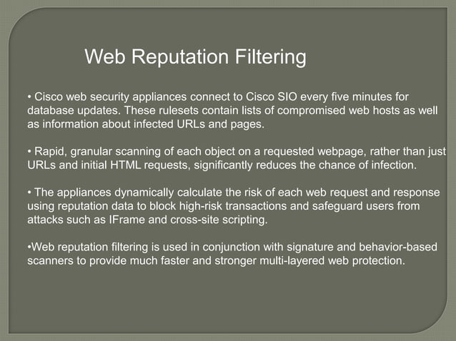CISCO SECURITY INTELLIGENCE OPERATIONS SIO | PPT