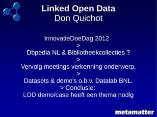 Slavernij Linked Open Data | PPT