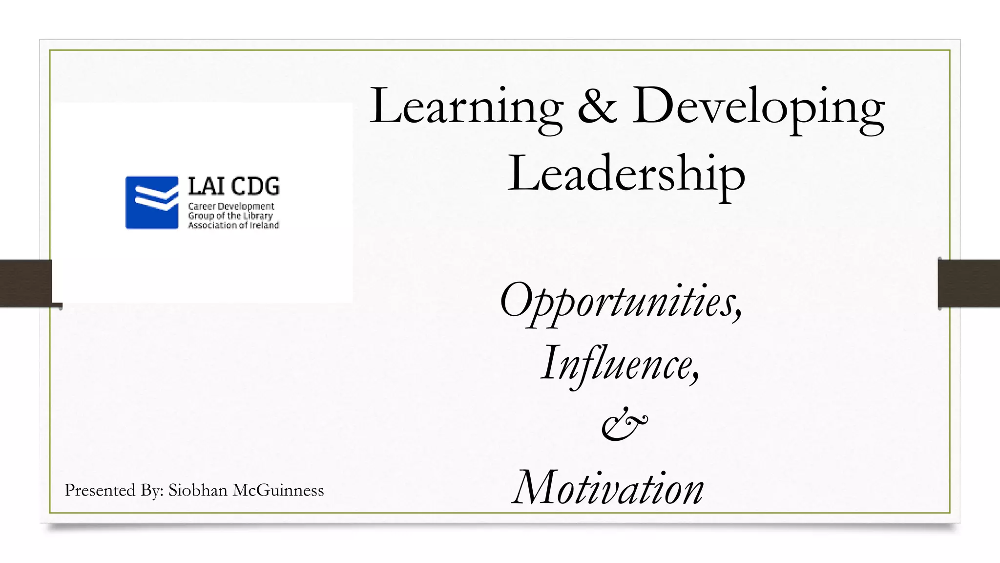 Siobhan mac guinness-laicdg-leadershippresentation_smcg | ODP
