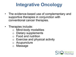 SHARE Presentation: Integrative Medicine and Cancer with Dr. Heather ...