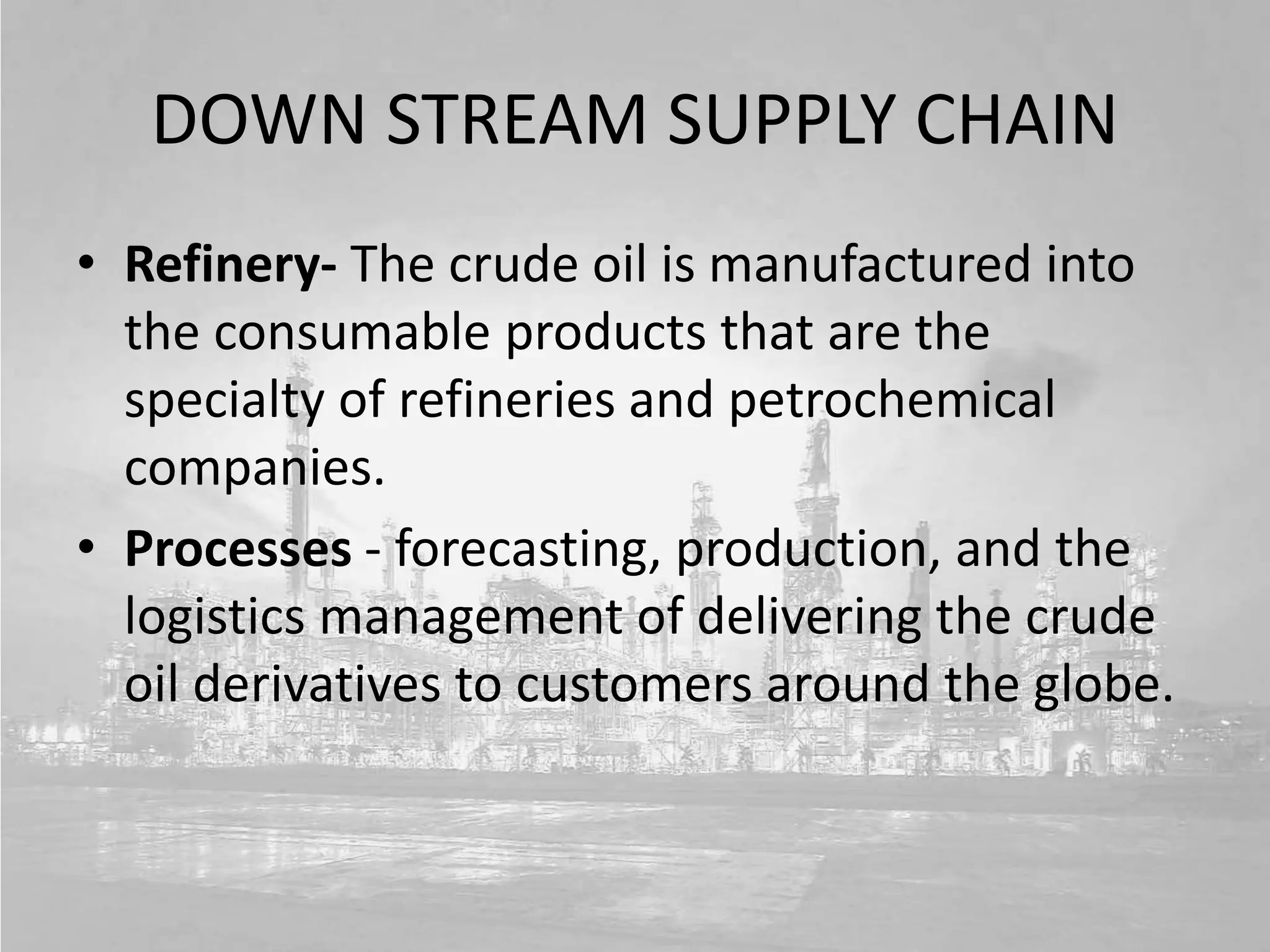 Supply Chain - Petroleum | PPTX
