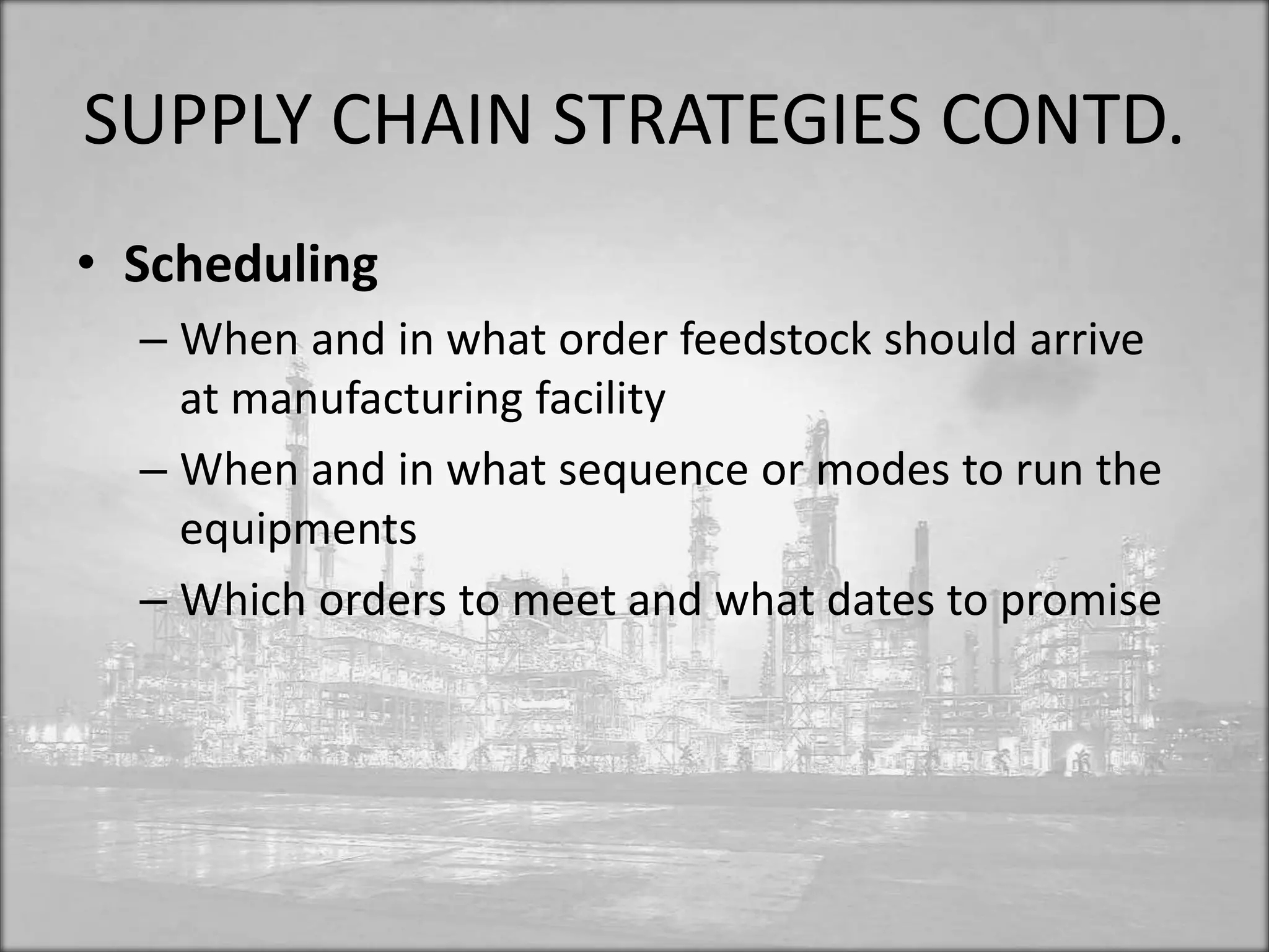 Supply Chain - Petroleum | PPTX