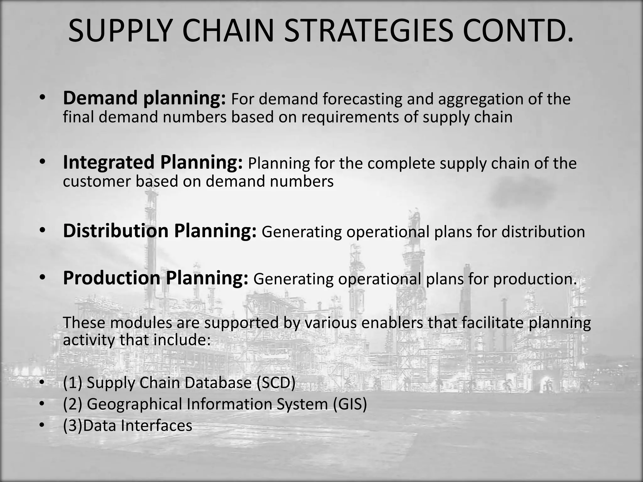 Supply Chain - Petroleum | PPTX