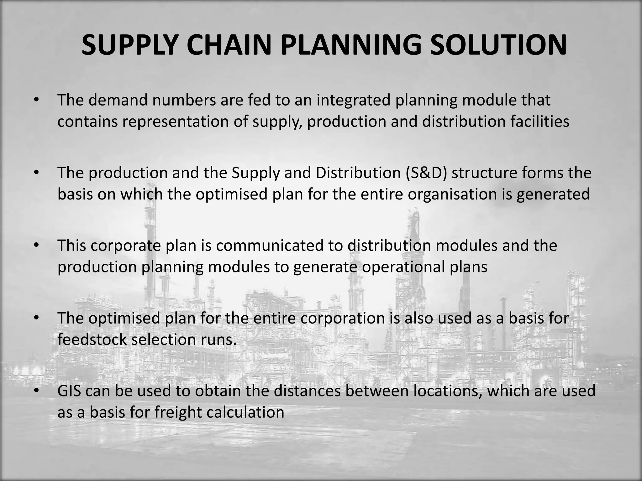 Supply Chain - Petroleum | PPTX