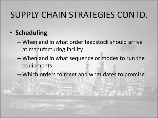 Supply Chain - Petroleum | PPTX
