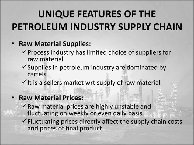 Supply Chain - Petroleum | PPTX