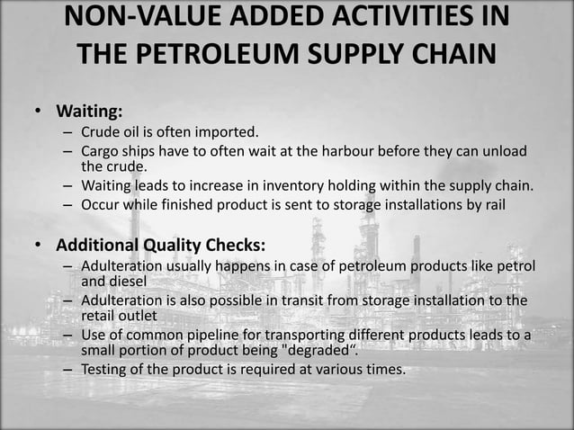 Supply Chain - Petroleum | PPTX