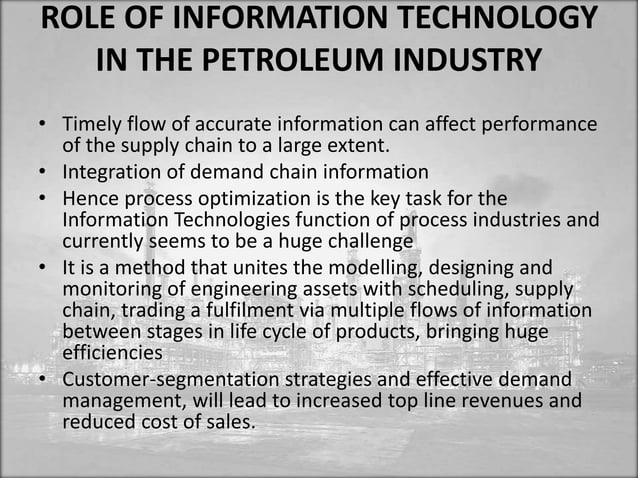 Supply Chain - Petroleum | PPTX