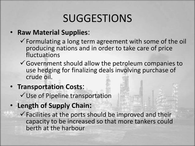 Supply Chain - Petroleum | PPTX