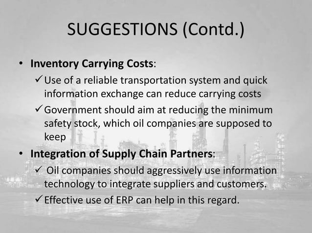 Supply Chain - Petroleum | PPTX