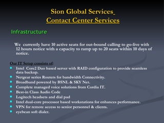Sion company-profile | PPT | Telecommunications Industry | Industries