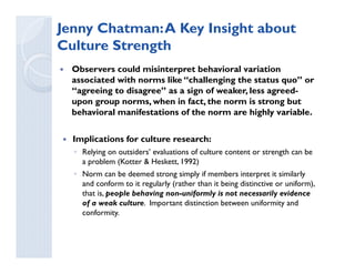 Siop 2012 - Contrasting Culture Strength and Climate Strength | PPT