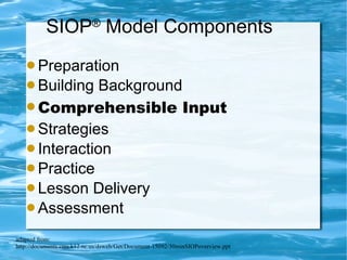 Siop presentation schnee | PPT