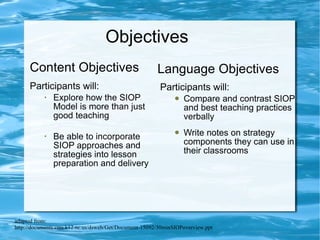 Siop presentation schnee | PPT