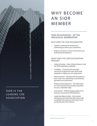 SIOR Membership Package | PDF
