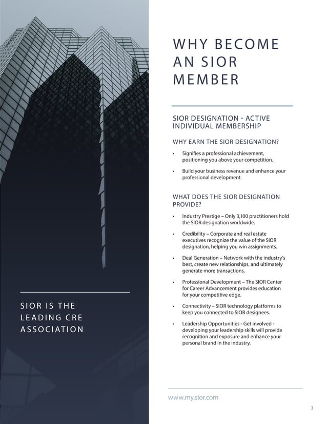 SIOR Membership Package | PDF