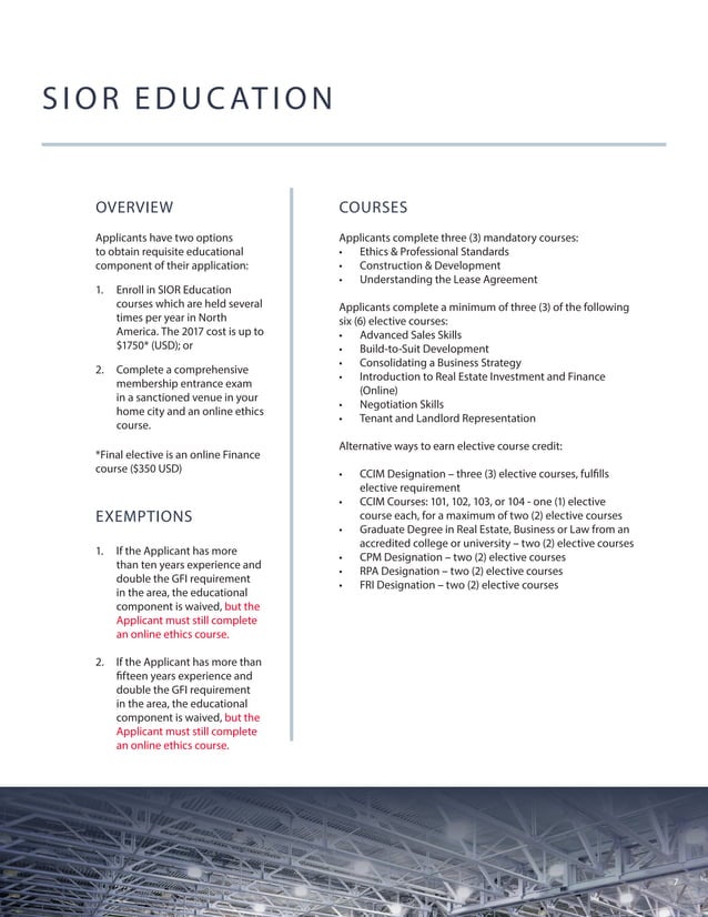 SIOR Membership Package | PDF