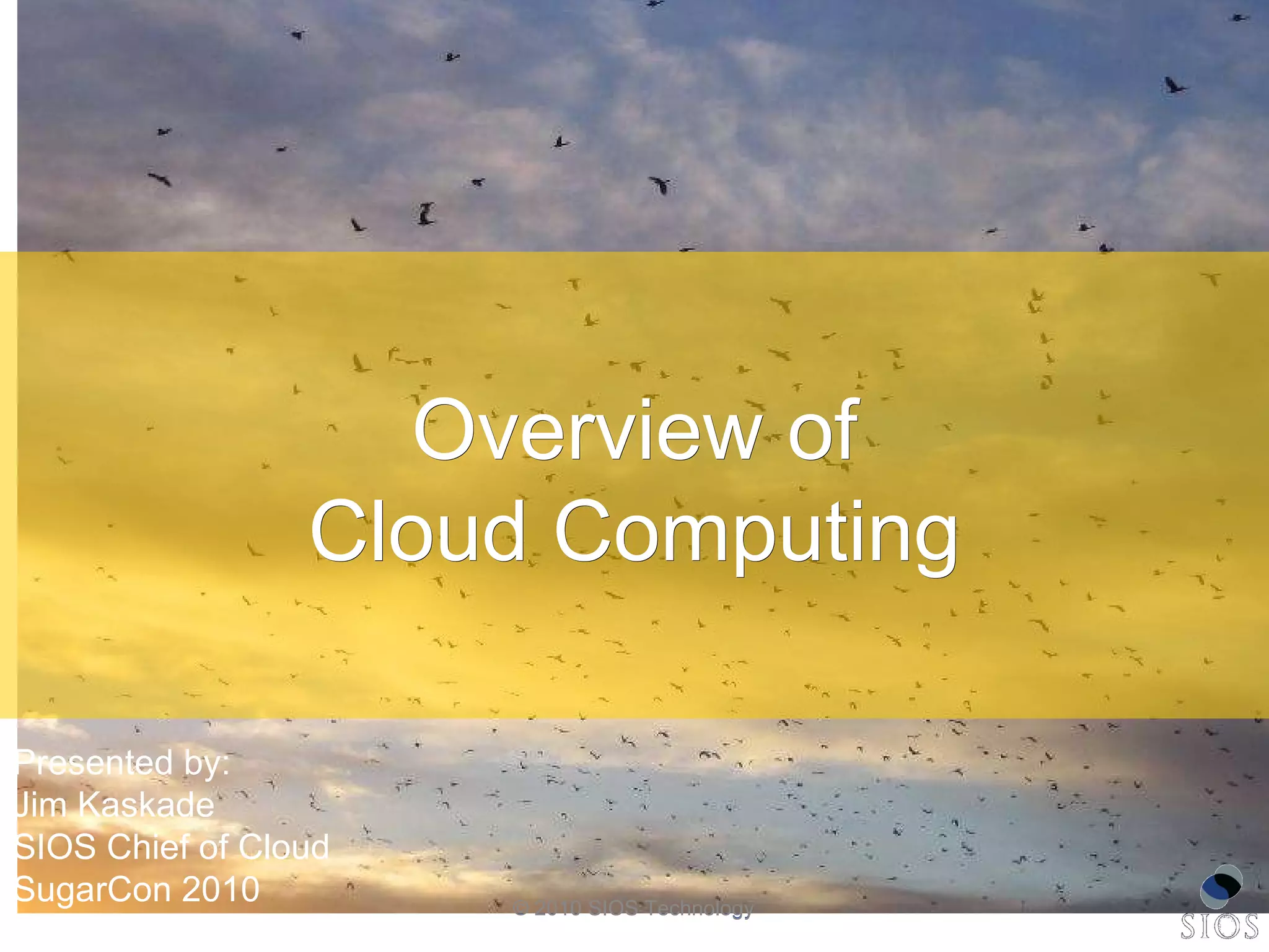 Overview of Cloud Computing | PPT