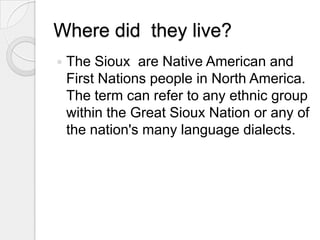 Sioux | PPTX